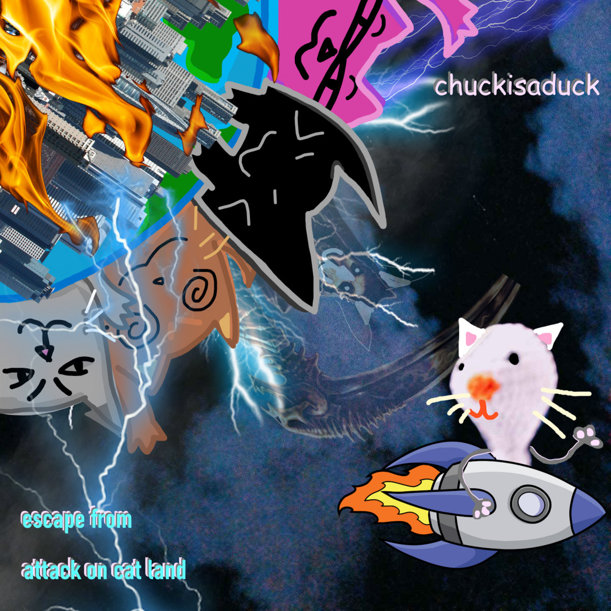 Chuckisaduck - Escape from attack on cat land (Mixtape) - Reviews ...