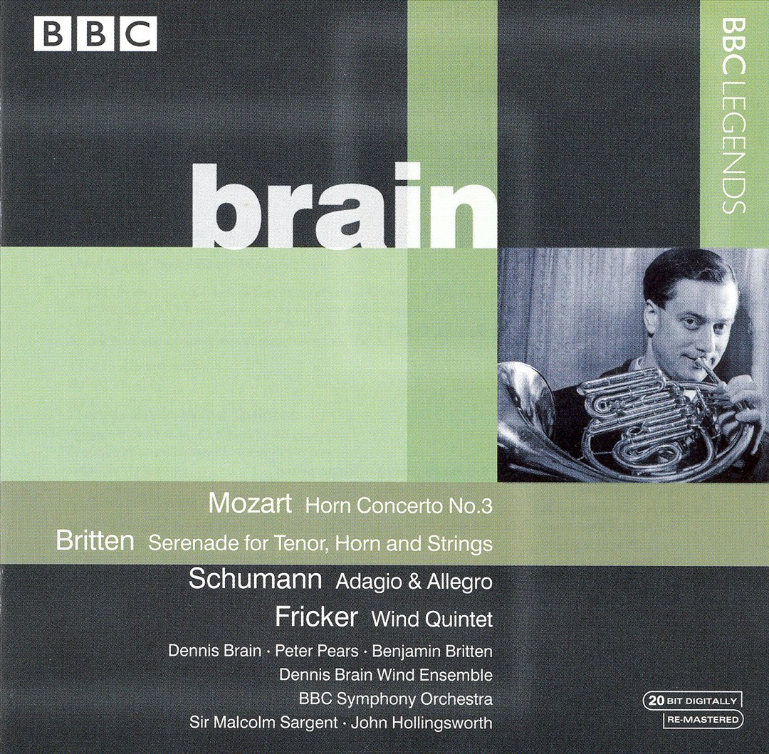Dennis Brain, Peter Pears, Benjamin Britten, Dennis Brain Wind Ensemble ...