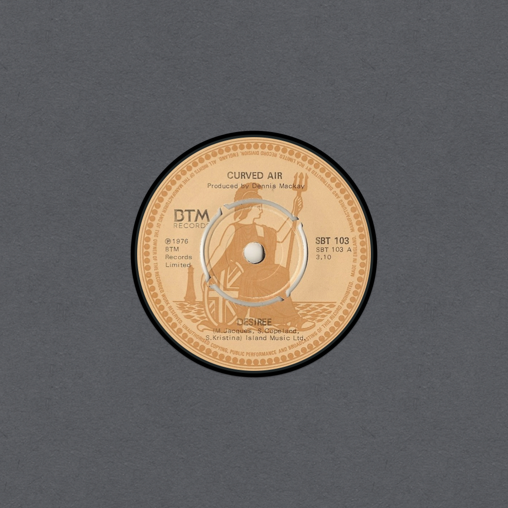 Curved Air - Desiree (Single) - Reviews - Album of The Year