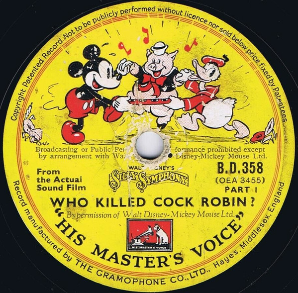  unknown Artist Who Killed Cock Robin Part 1 Who Killed Cock