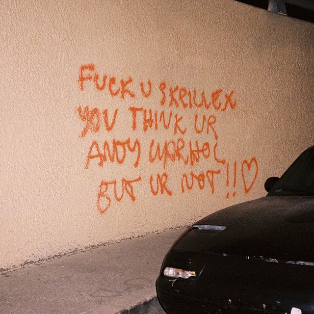 Skrillex - F*ck U Skrillex You Think Ur Andy Warhol But Ur Not!!