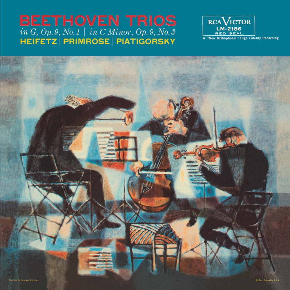 Jascha Heifetz, William Primrose & Gregor Piatigorsky - Beethoven Trios ...