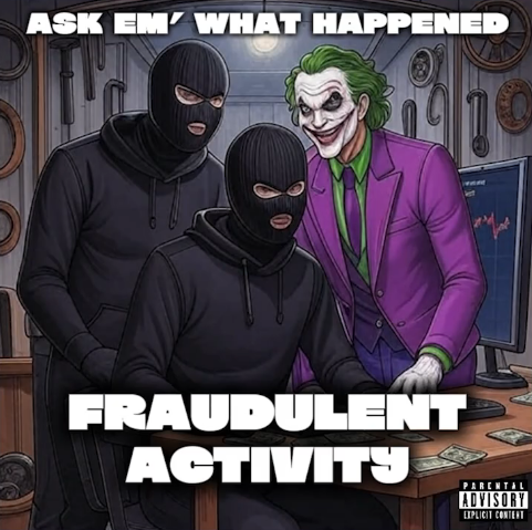 Ask 'Em What Happened - Fraudulent Activity - Reviews - Album of The Year