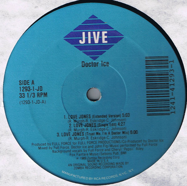 Doctor Ice - Love Jones (Single) - Reviews - Album of The Year