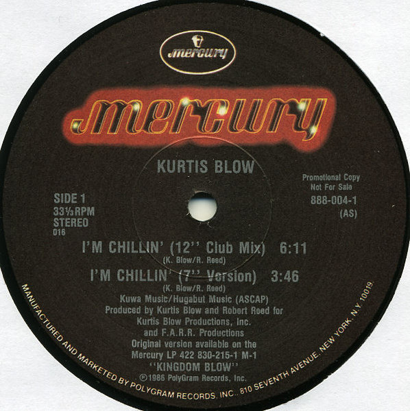Kurtis Blow - I'm Chillin' - Reviews - Album of The Year