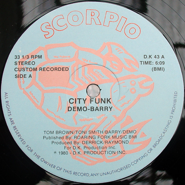 Demo-Barry - City Funk (Single) - Reviews - Album of The Year