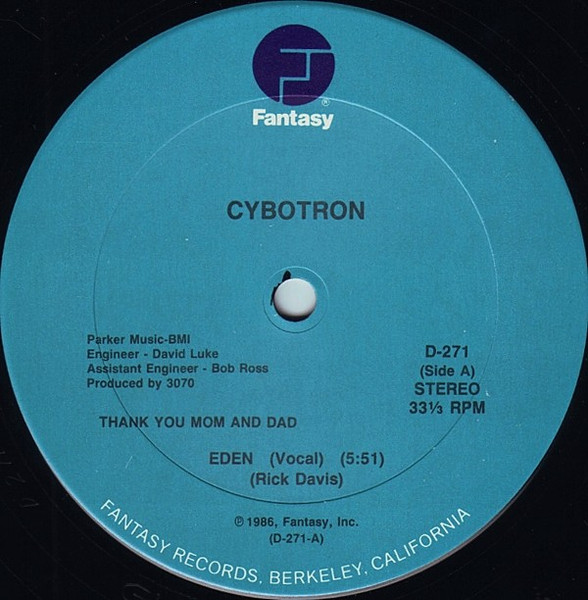 Cybotron - Eden (Single) - Reviews - Album of The Year