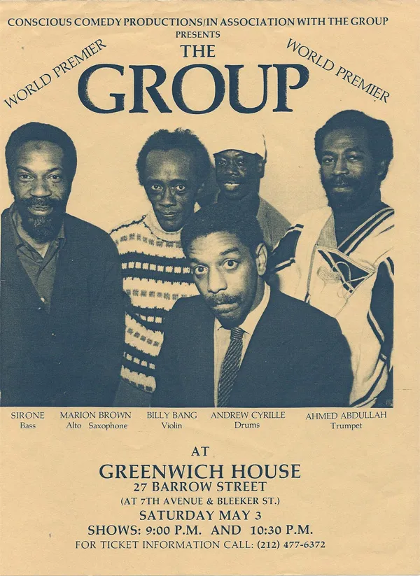 Marion Brown, Ahmed Abdullah, Billy Bang, Sirone & Andrew Cyrille ...