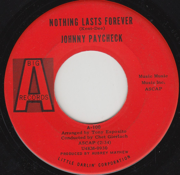 Johnny Paycheck - Nothing Lasts Forever - Reviews - Album of The Year