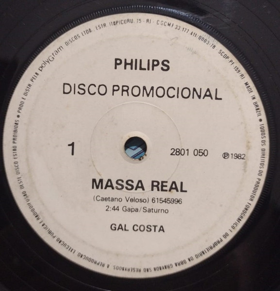 Gal Costa - Massa Real (Single) - Reviews - Album of The Year
