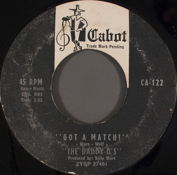 The Daddy-O's - Got A Match? (Single) - Reviews - Album of The Year