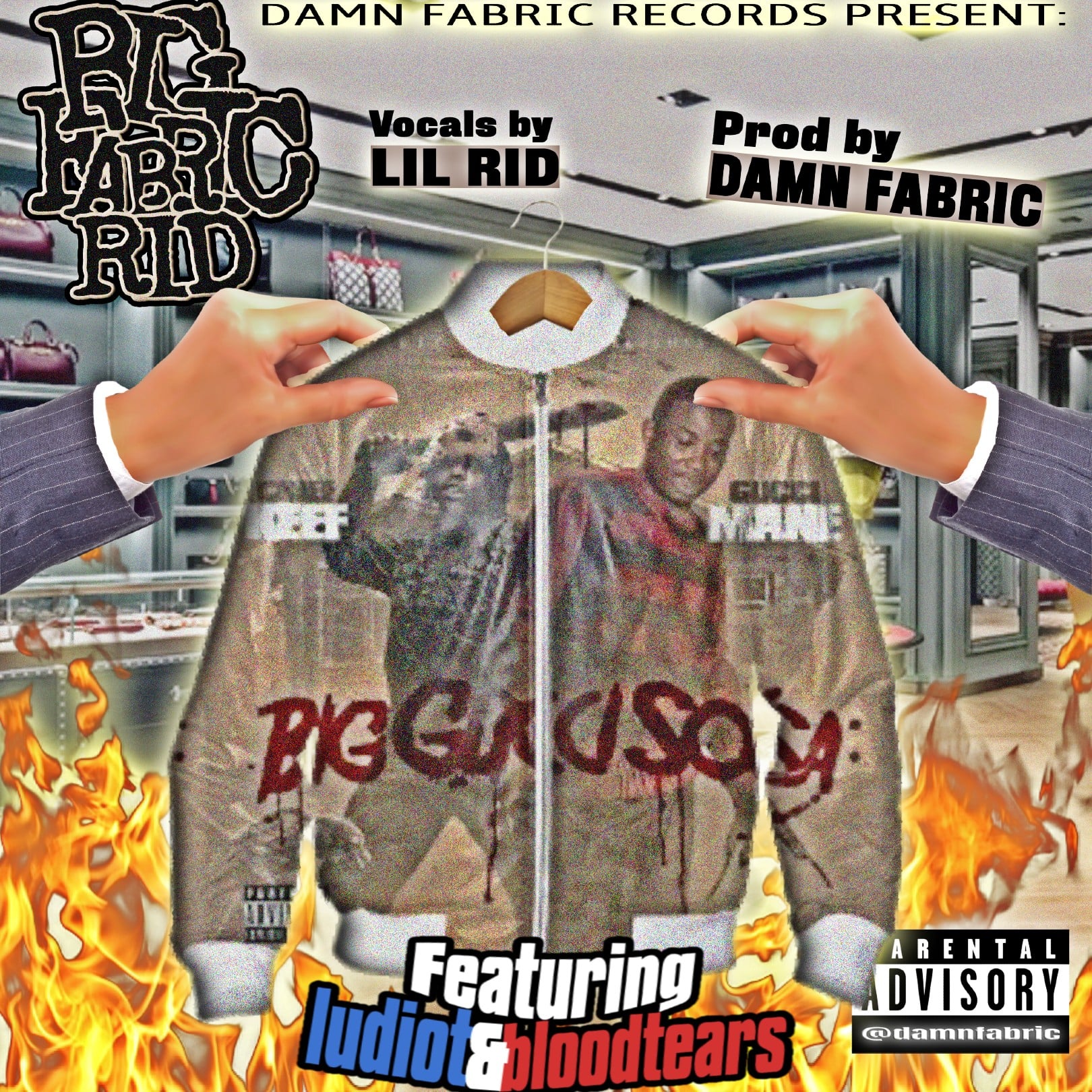 Lil Rid & Damn Fabric - Big Gucci Sosa Bomber Jacket (Single) - Reviews ...