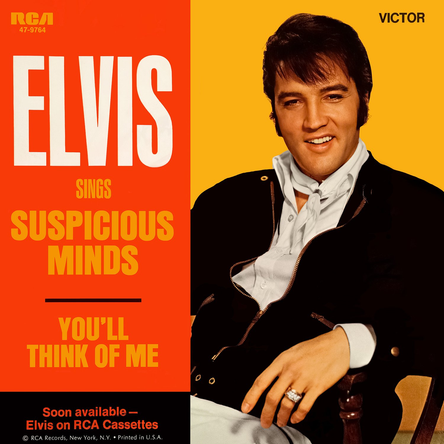 Elvis Presley - Suspicious Minds / You'll Think of Me (Single ...
