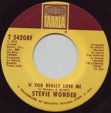 Stevie Wonder - If You Really Love Me (Single) - Reviews - Album of The ...