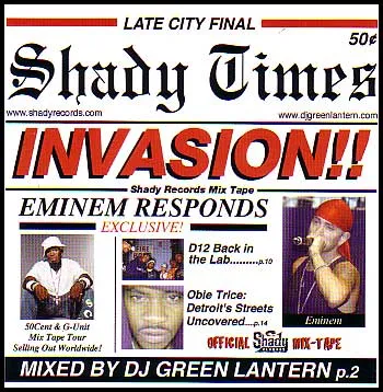 DJ Green Lantern - Invasion: Shady Records Mix Tape (Mixtape) - Reviews ...