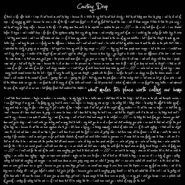 Courtesy Drop - What Makes This Place Worth Calling Our Home - Reviews ...