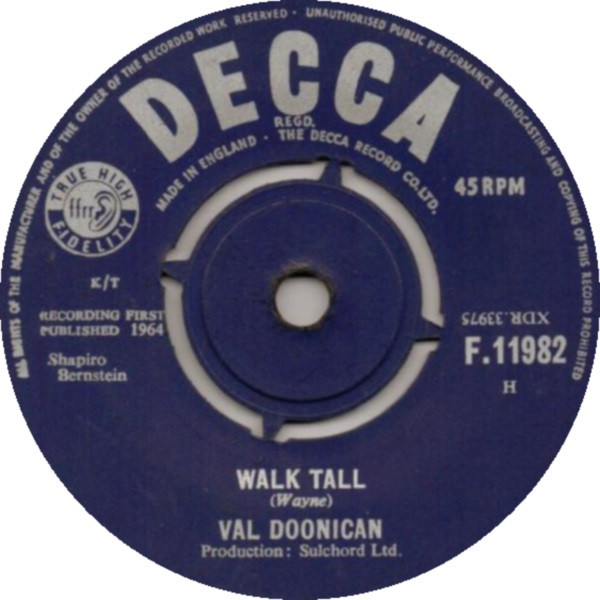 Val Doonican - Walk Tall - Reviews - Album of The Year