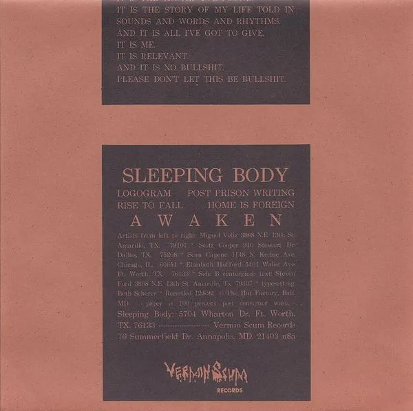 Sleeping Body - Awaken - Reviews - Album of The Year