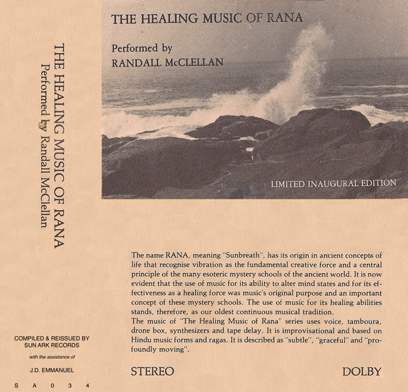 Randall McClellan - The Healing Music of Rana - Reviews - Album of The Year