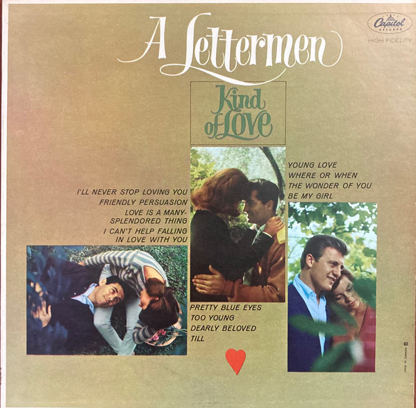 The Lettermen - A Lettermen Kind Of Love - Reviews - Album of The Year
