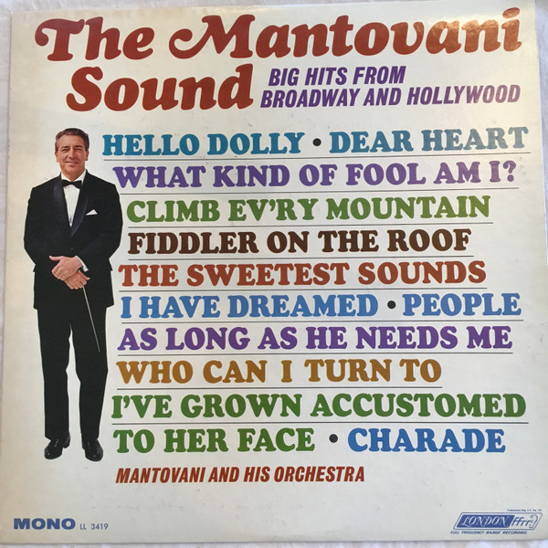Mantovani And His Orchestra - The Mantovani Sound-Big Hits From ...