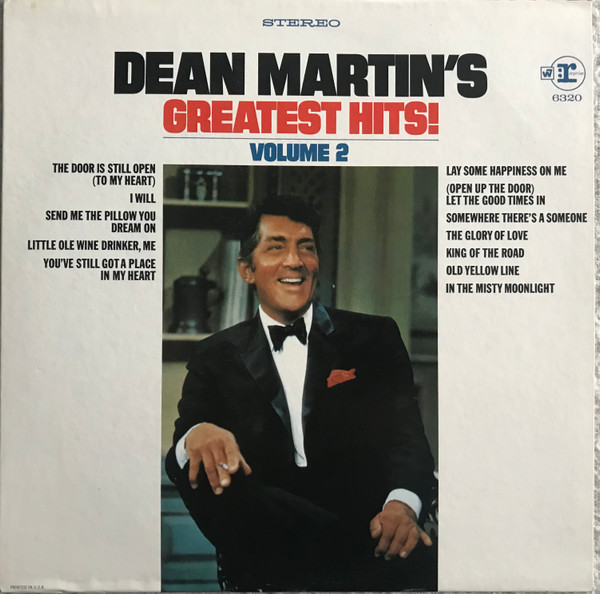 Dean Martin - Dean Martin's Greatest Hits! Volume 2 (Compilation ...