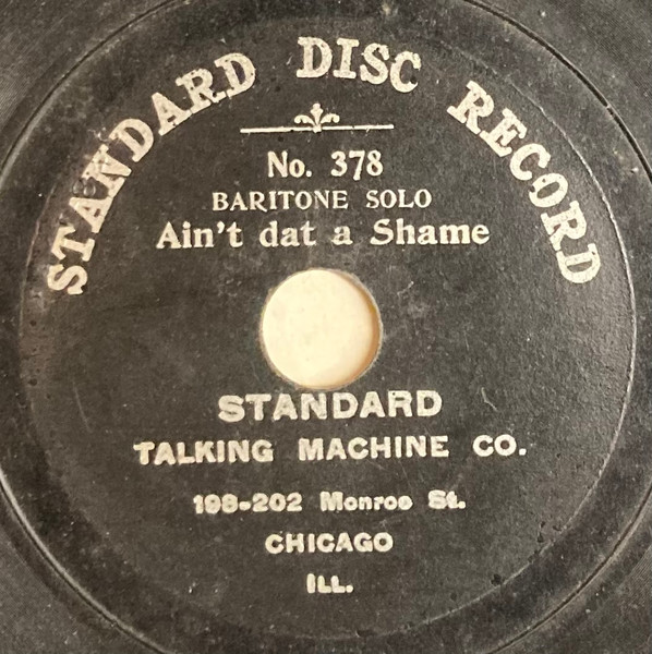 Arthur Collins - Ain't Dat a Shame? (Single) - Reviews - Album of The Year