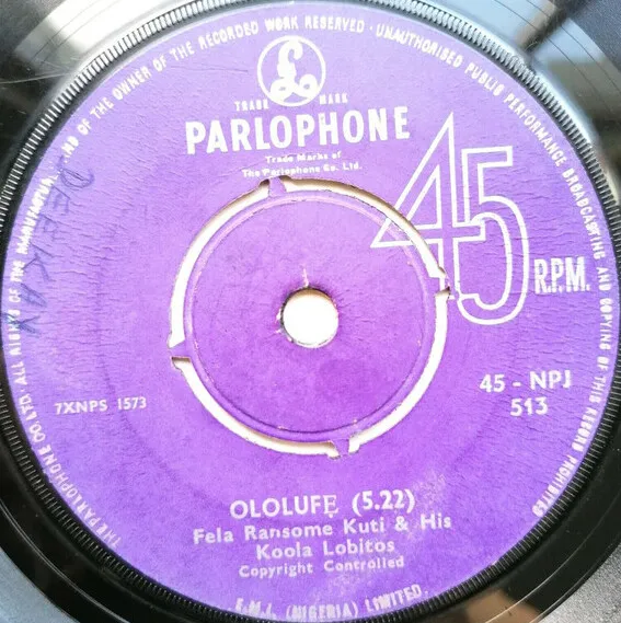 Fela Ransome-Kuti & His Koola Lobitos - Ololufe - Reviews - Album of ...
