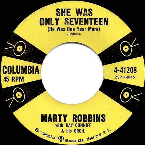 Marty Robbins - She Was Only Seventeen (He Was One Year More) (Single ...