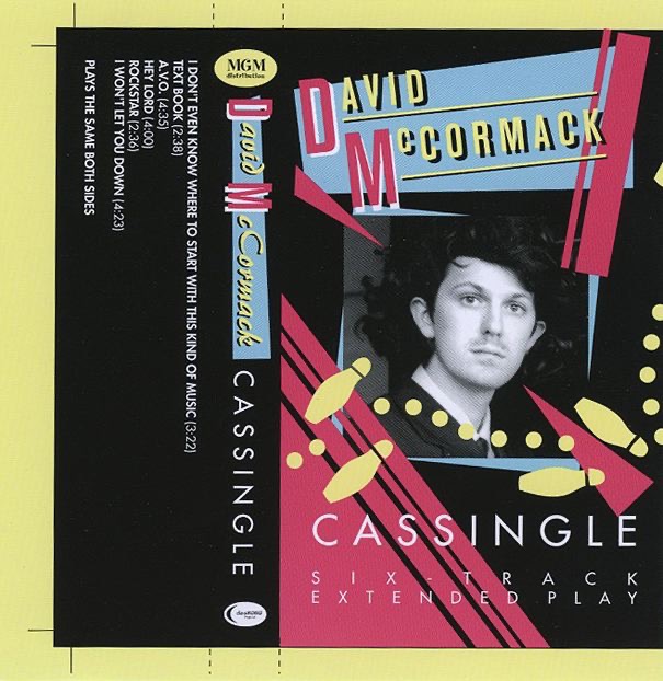 David McCormack - Cassingle (EP) - Reviews - Album of The Year