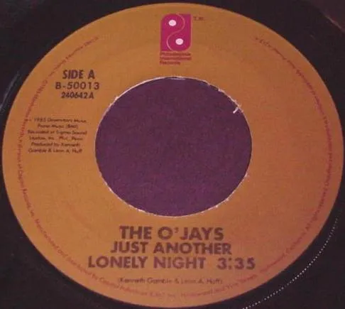 The O'Jays - Just Another Lonely Night (Single) - Reviews - Album of ...