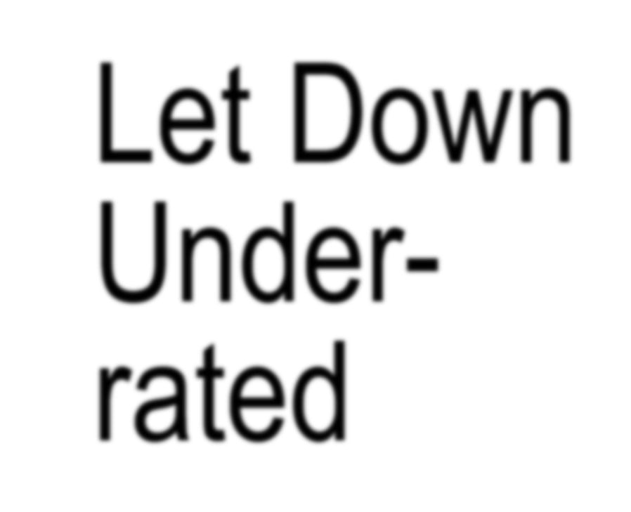LetDownUnderate - Profile - Album of The Year